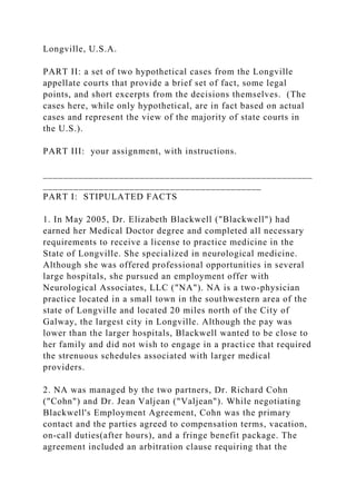 Neurology Associates, LLP v. Elizabeth Blackwell, M.D.Learning.docx