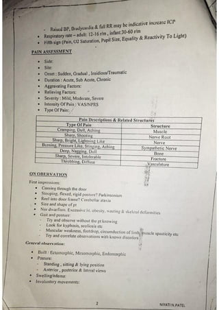 neurology examination assessment pdf yyy | PDF