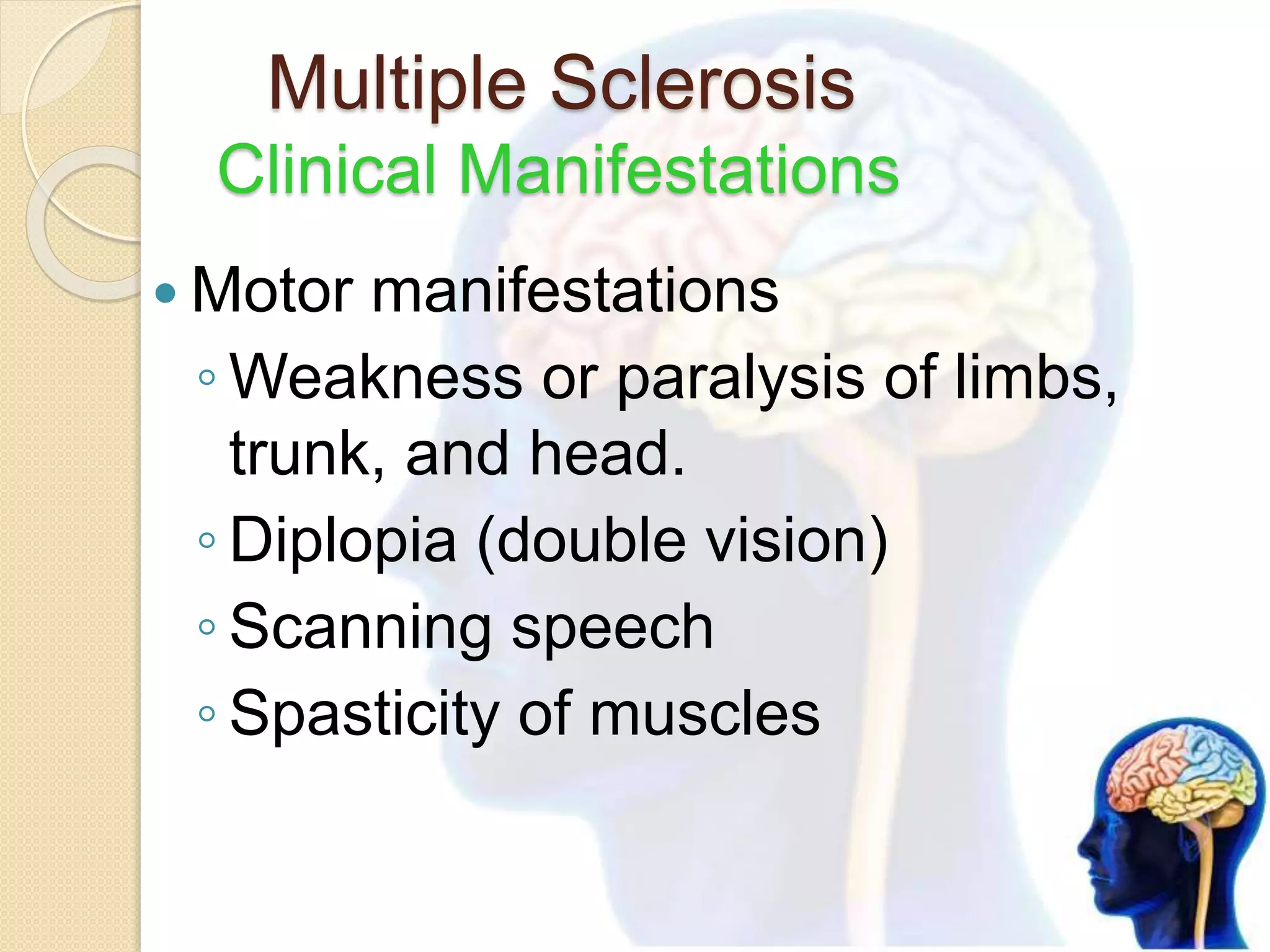 Neurology(multiple sclerosis) | PPTX