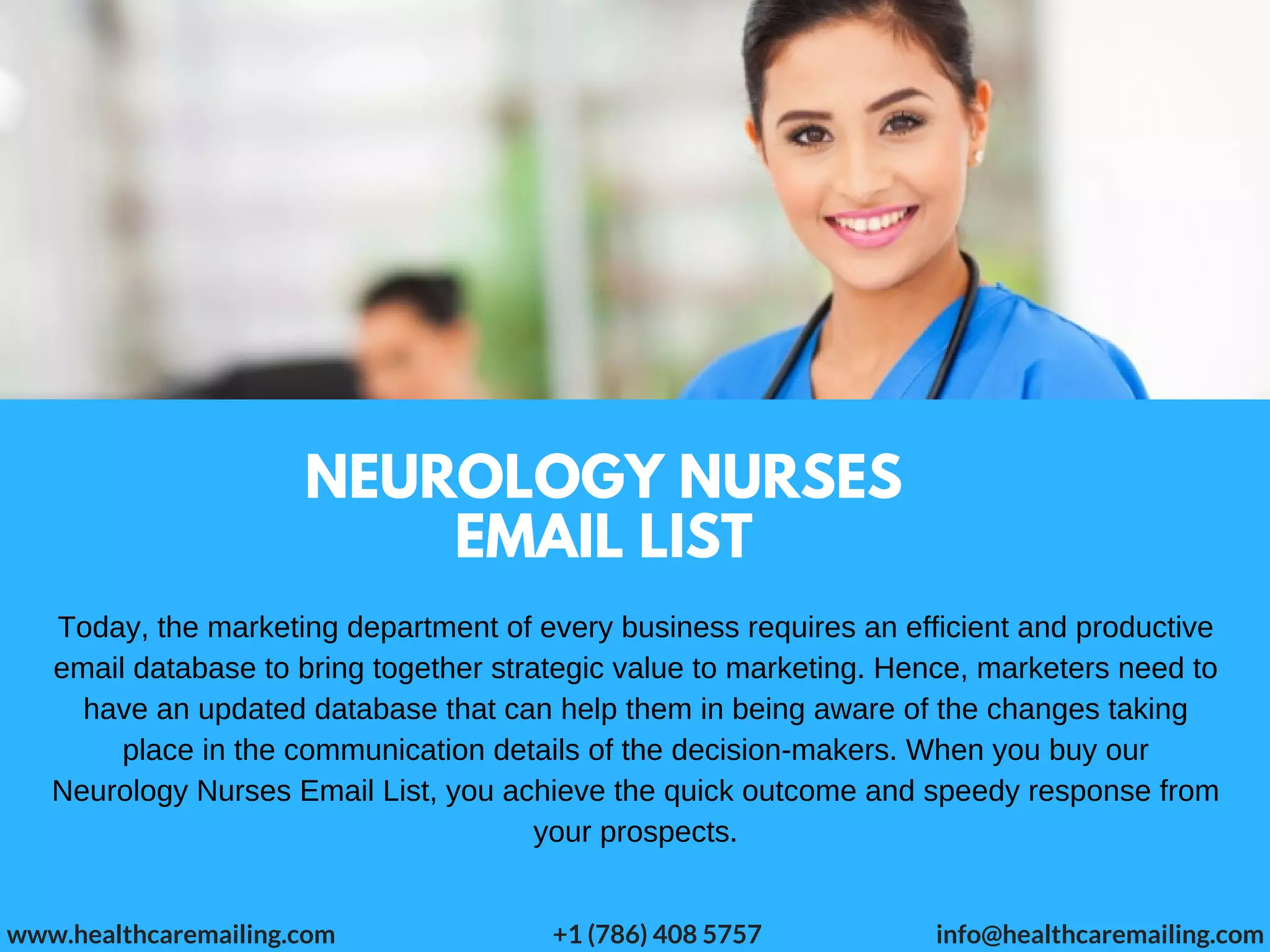Neurology nurses email list | PPT
