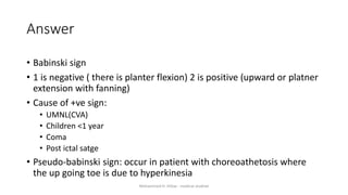 Neurology osce for undergraduate part 1 | PDF