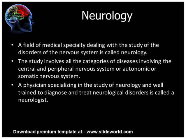 Neurology Powerpoint Template - SlideWorld | PPTX