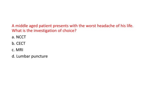NEUROLOGY QUICK REVISION for examination | PPT