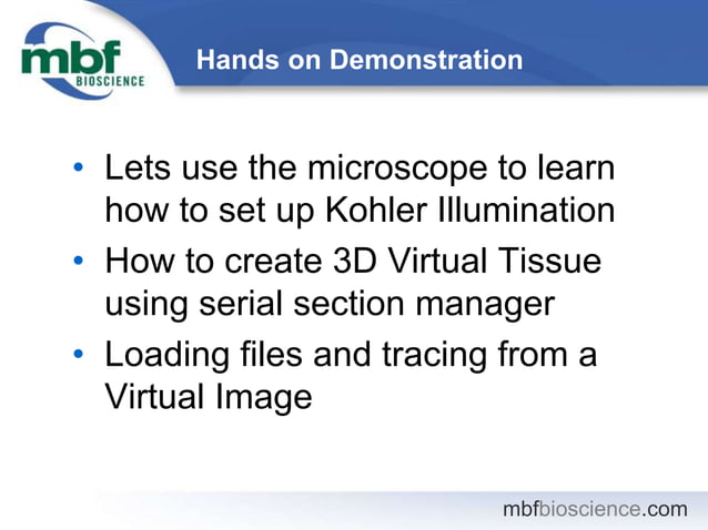 Neuron Analysis Workshop: Neuron Tracing from Tissue Specimens at the Microscope | PPTX