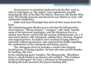 Neuromancer | PPTX