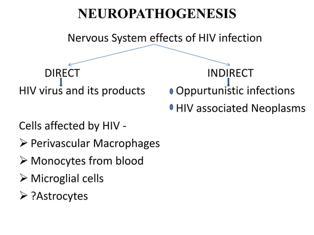 Neurological manifestations of HIV | PPTX | Infectious Diseases ...