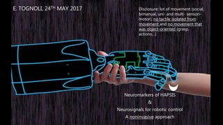 Tognoli: Neuromarkers of hapsis 2017 | PPT
