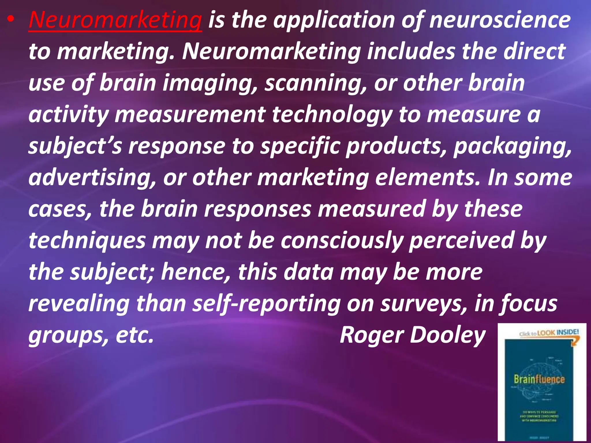 neuromarketingg more information more information | PDF