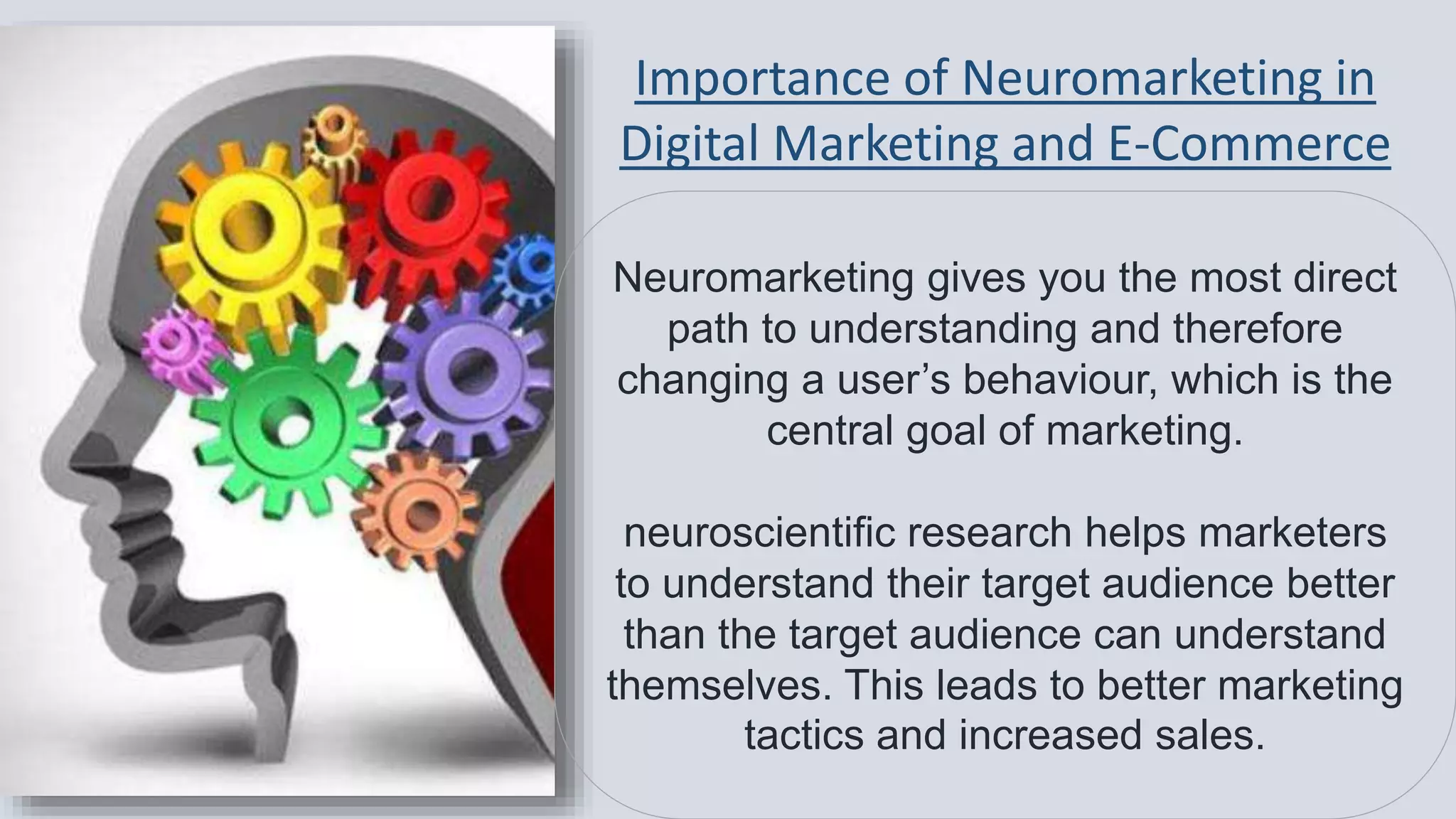 Neuromarketing - A Door to a Human's Brain ppt | PPTX