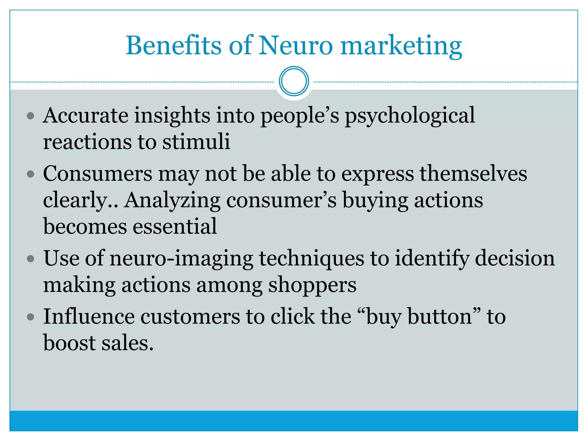 Neuro marketing an overview | PDF
