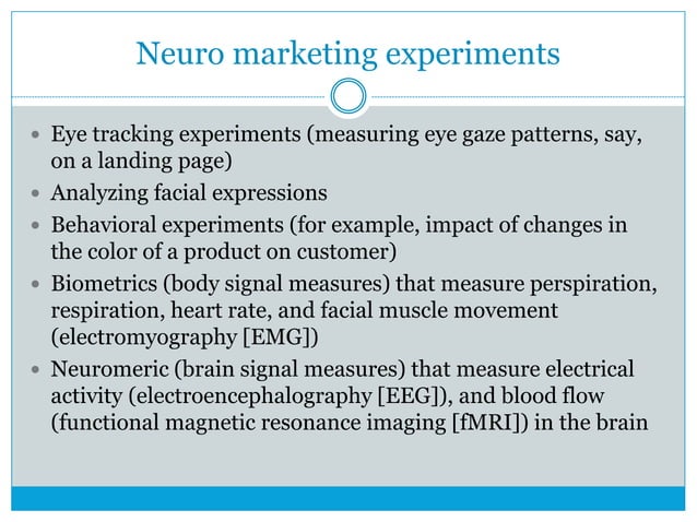 Neuro marketing an overview | PDF | Advertising Industry | Industries