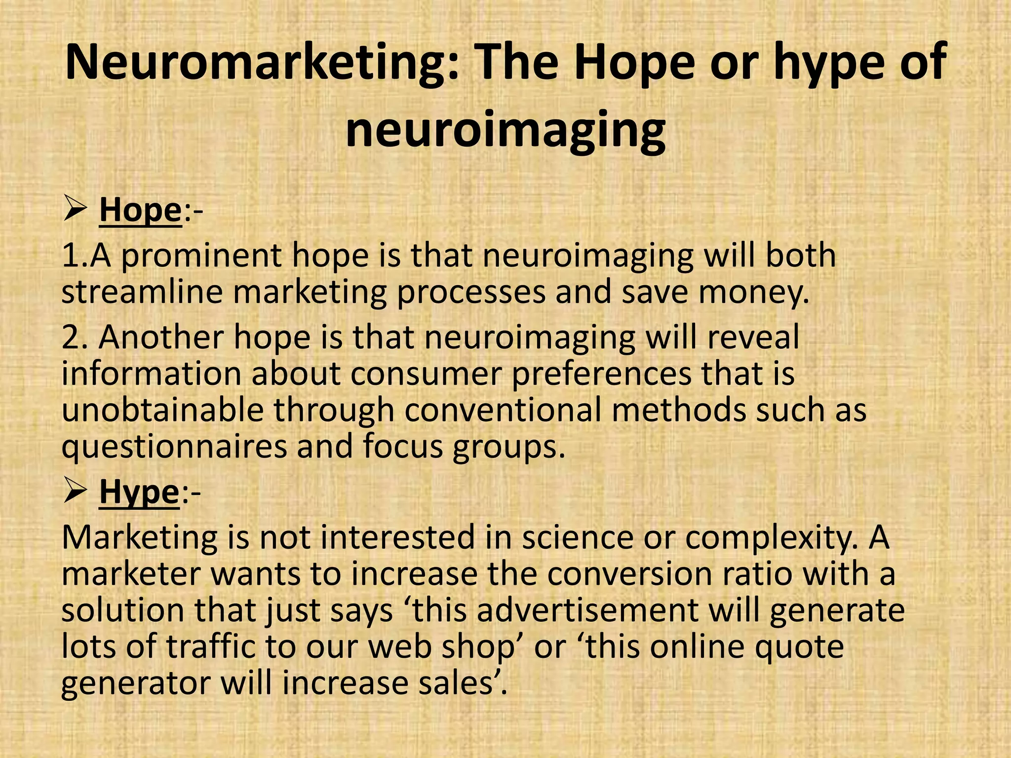 Neuromarketing | PPTX
