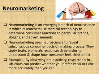 Neuromarketing | PPTX