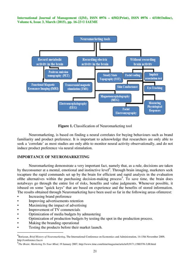 Neuromarketing exploring the brain for measuring consumer behavior | PDF