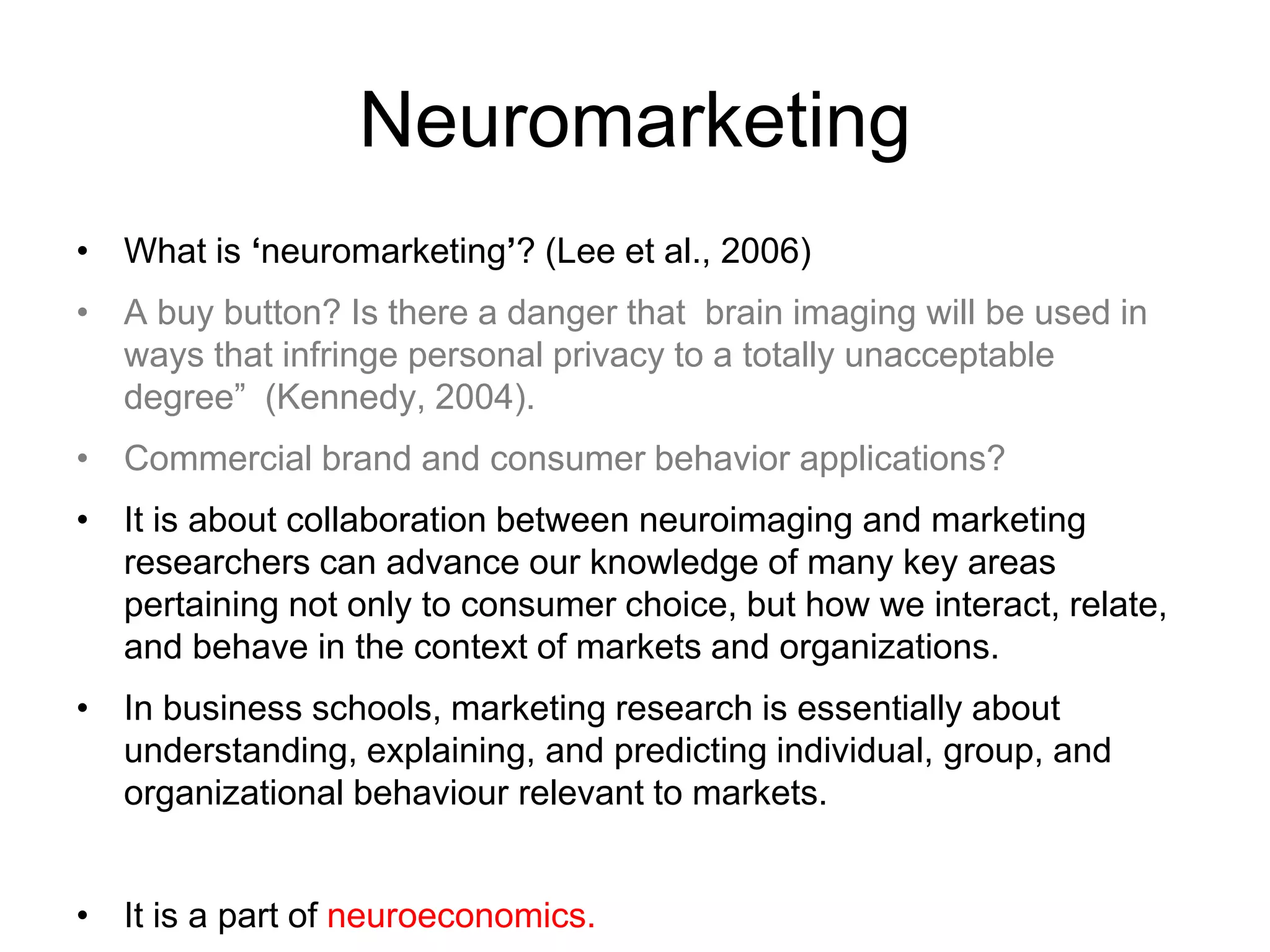 Advertisement & Brain. Neuromarketing | PDF