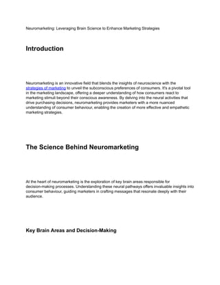 Neuromarketing_ Leveraging Brain Science to Enhance Marketing Strategies.pdf