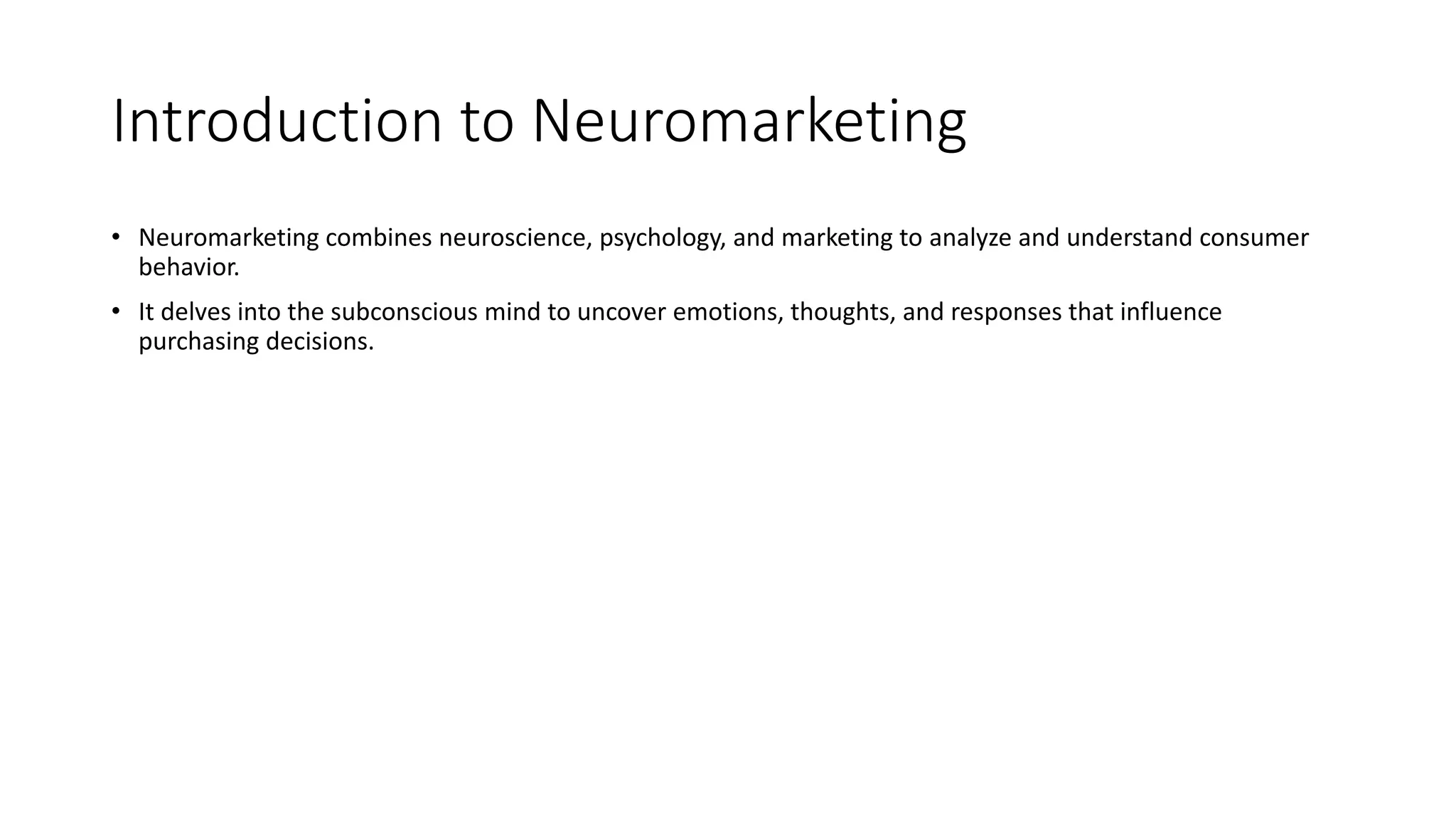 Neuromarketing and its importance ppt.pptx