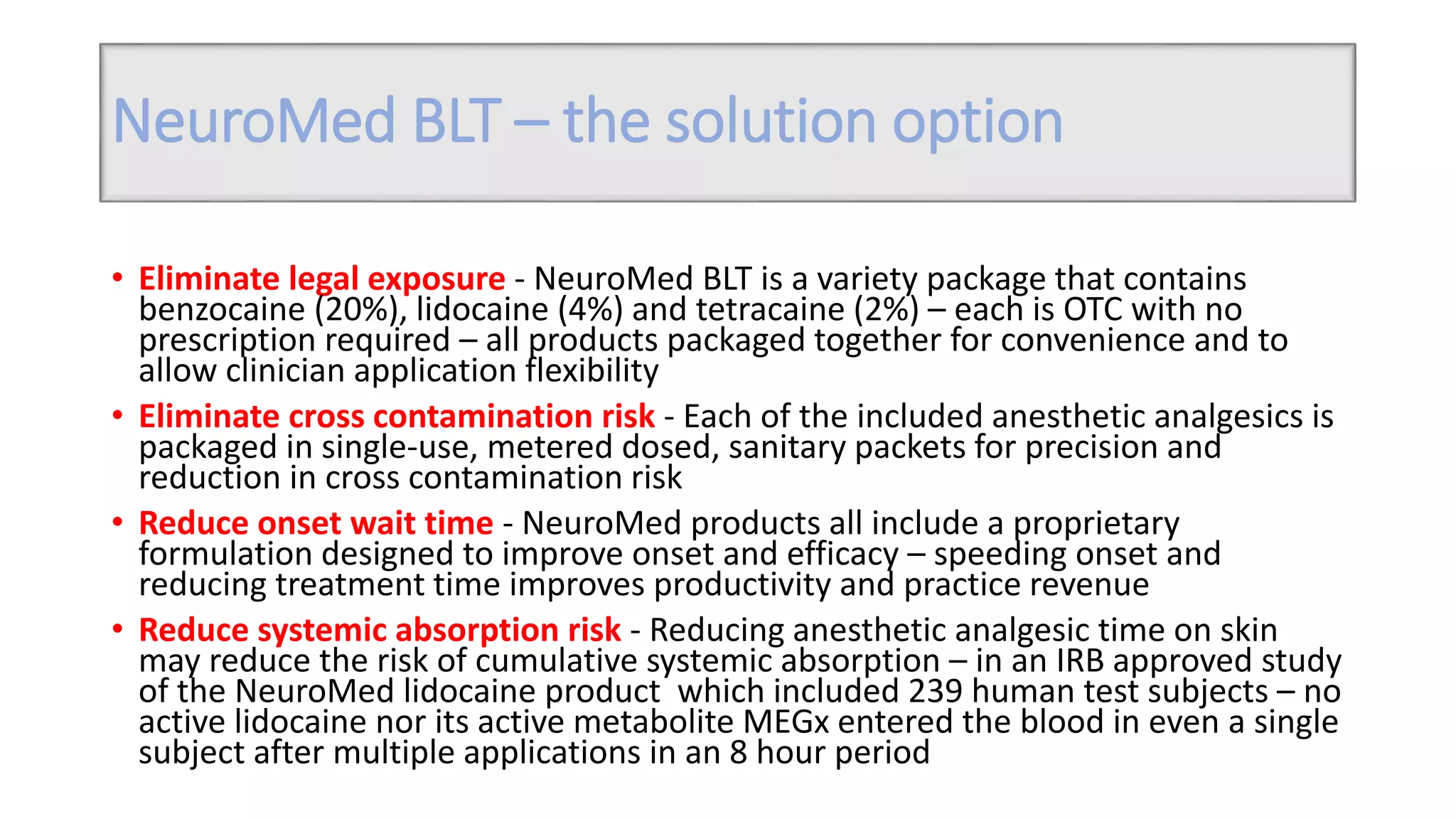 NeuroMed BLT slide presentation | PPT
