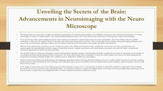Neuro Microscope PPT - HPD | PPTX