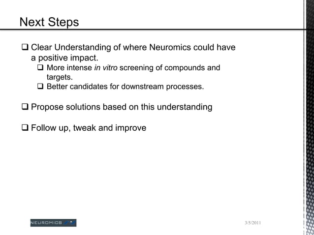 Neuromics Presentation V4 | PPT