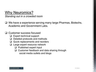 Neuromics Presentation V4 | PPT