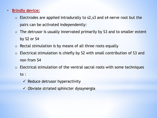 Neuromodulation in treatment of neurogenic bladder.pptx