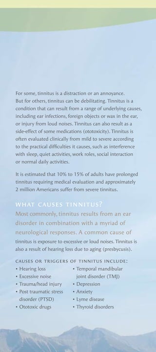 Neuromonics patient brochure 2008 | PDF