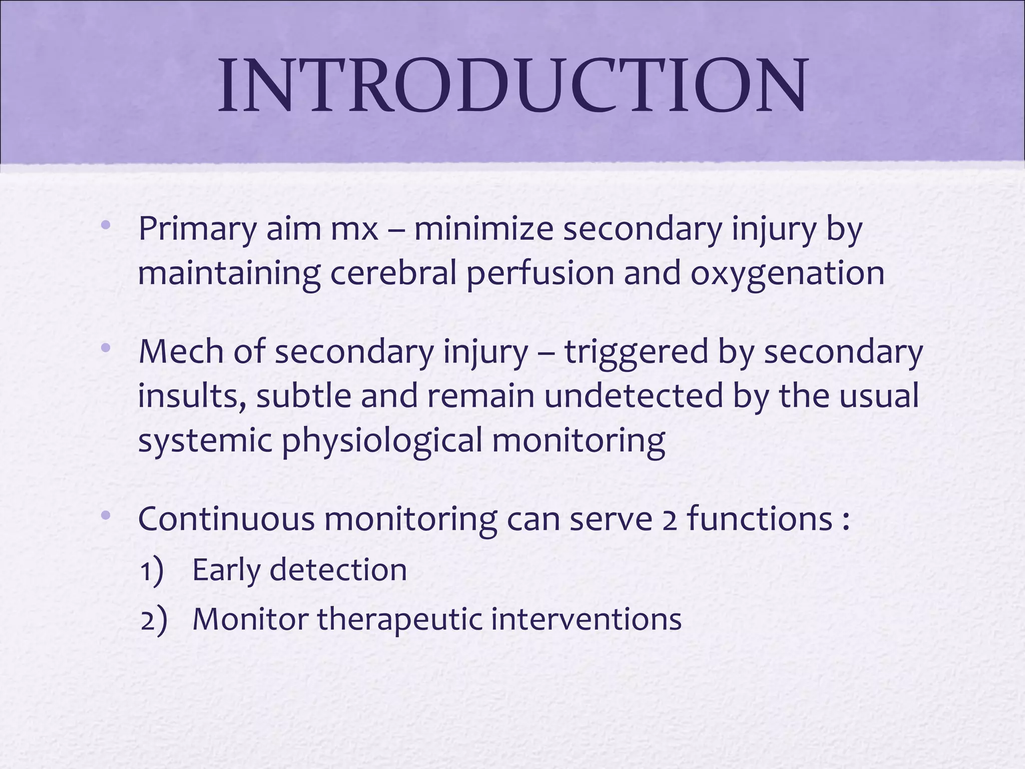 Neuromonitoring and Cerebral Protection Strategies | PPT