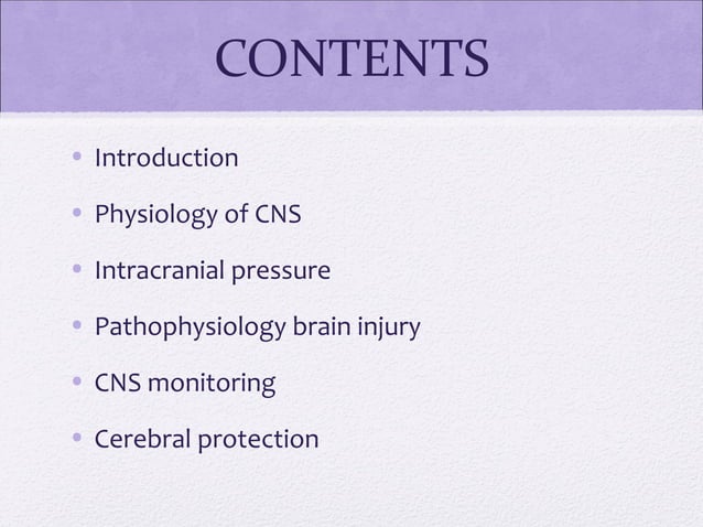 Neuromonitoring and Cerebral Protection Strategies | PPT | First Aid ...