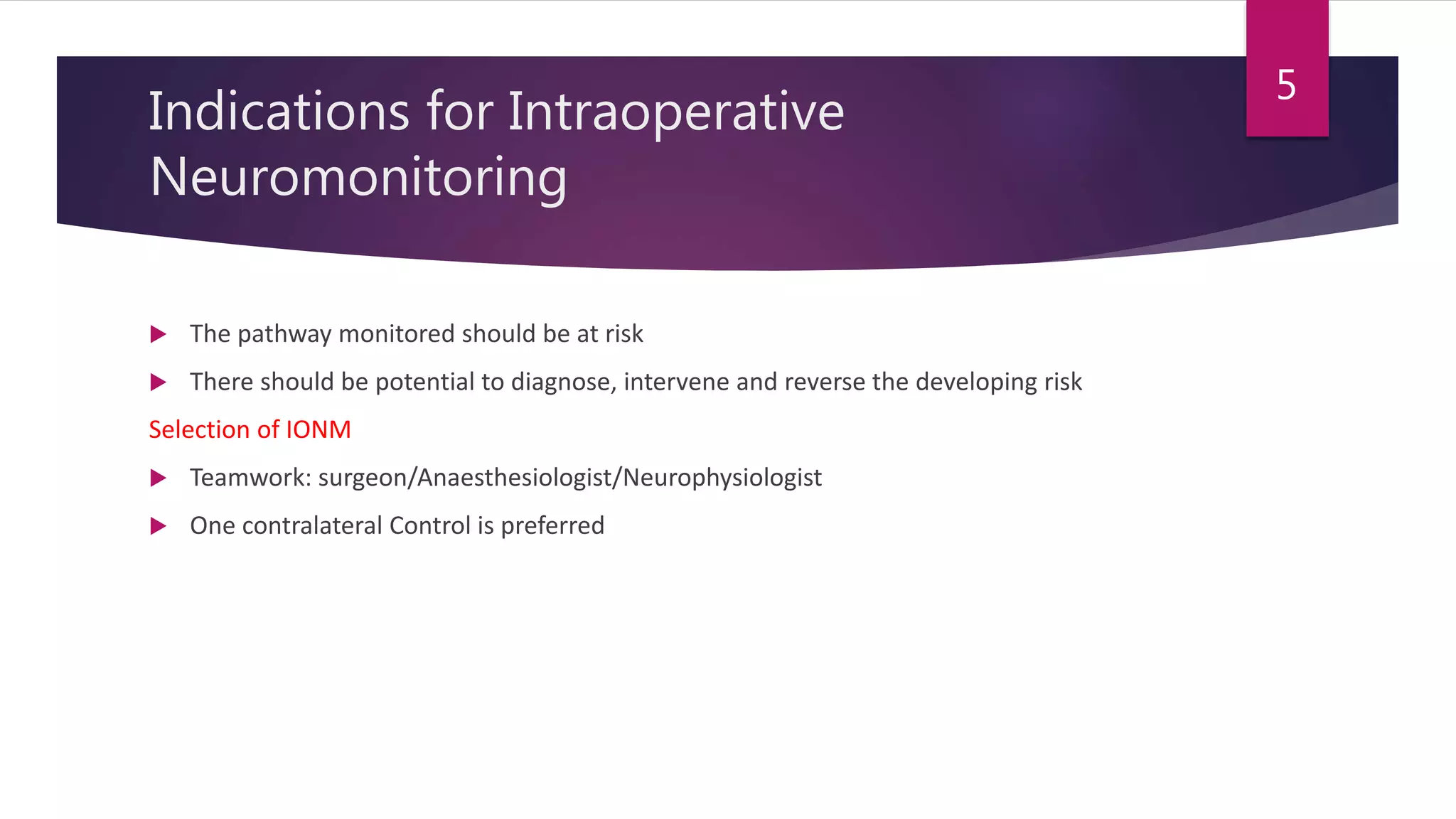 Neuromonitoring | PPTX