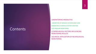 Neuromonitoring | PPTX