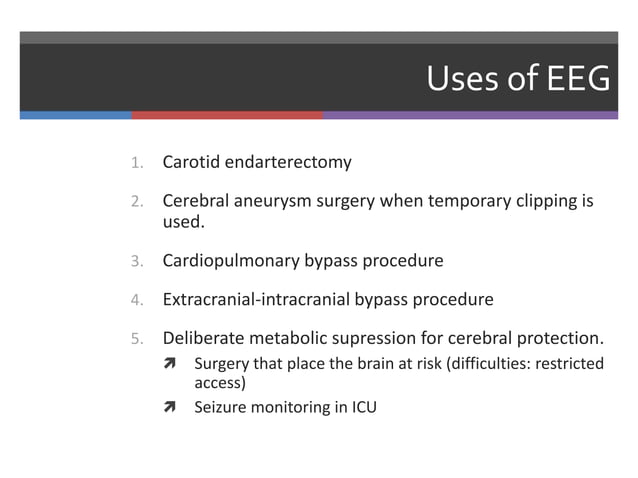 Neuromonitoring in anesthesia | PPTX | Brain and Nervous System ...