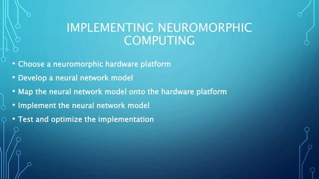 NEUROMORPHIC COMPUTING.pptx | Artificial Intelligence | Technology & Computing