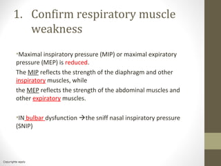 Neuromuscular Disorders Respiratory Complications and Assessment | PPT