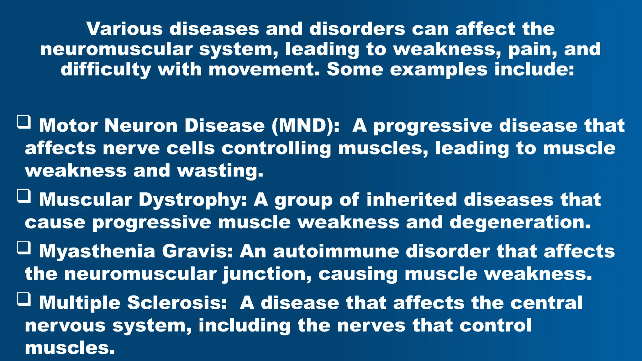 neuromuscular system powerpoint Presentation | PPTX