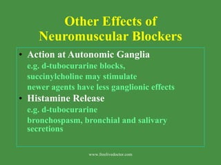 Neuro muscular blockers | PPT