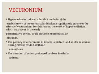neuromuscular_blockers _ pharmacology of drugs used in anesthesia | PPT