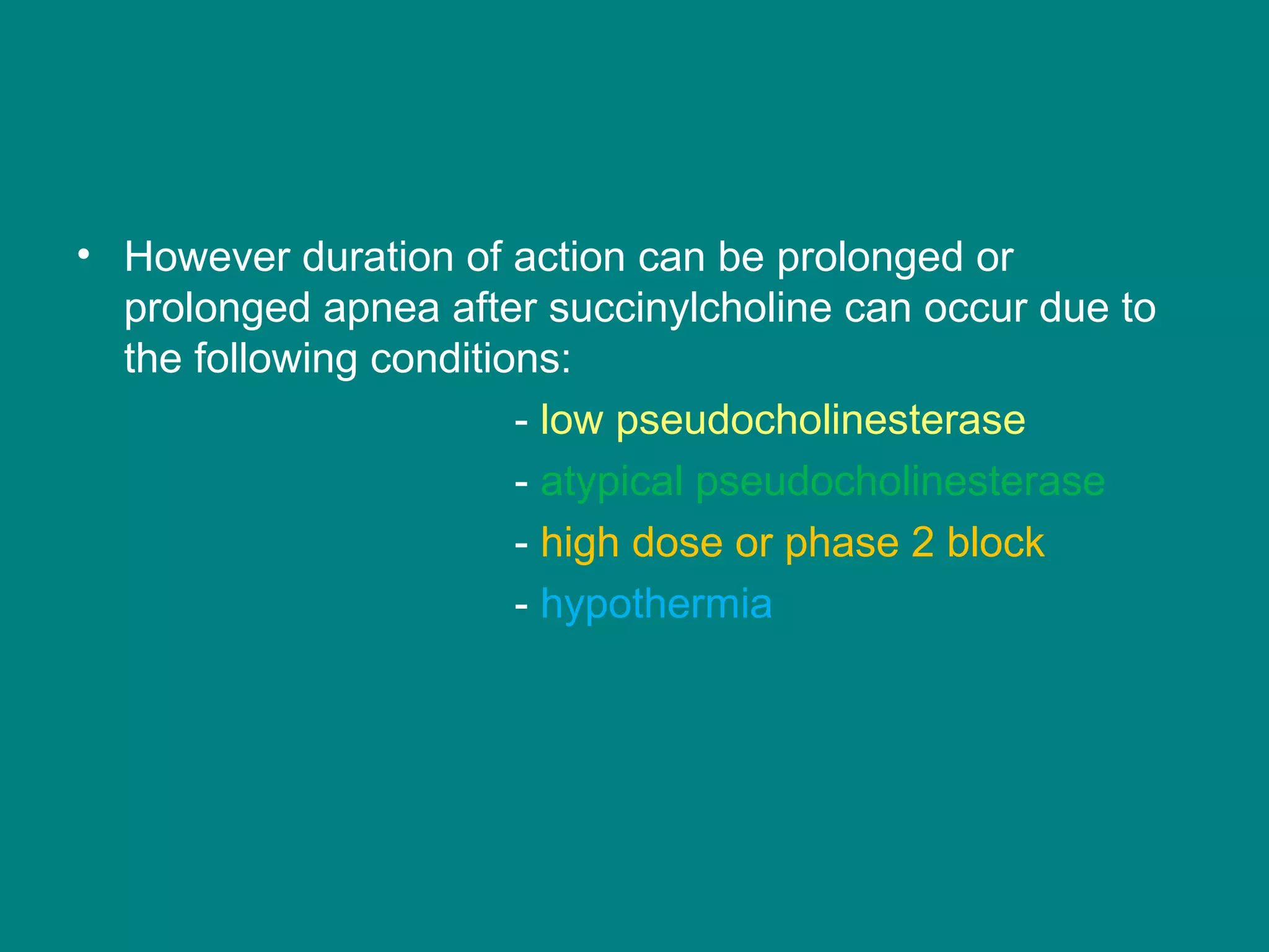 Neuromuscular blocking agents | PPT