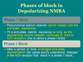 Neuromuscular blocking agents | PPT