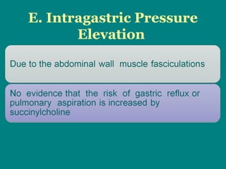 Neuromuscular blocking agents | PPT