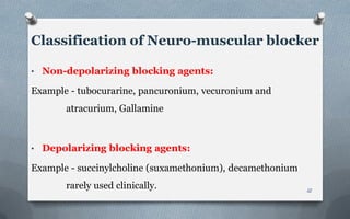 Neuromuscular blocking agents | PDF