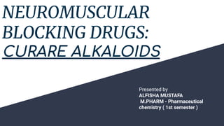 NEUROMUSCULAR BLOCKING AGENTS: CURARE ALKALOIDS | PDF