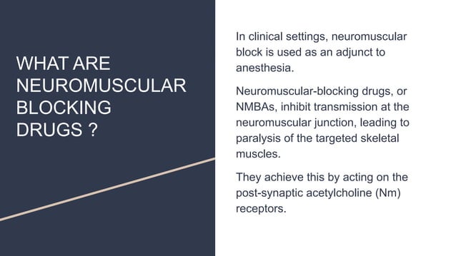 NEUROMUSCULAR BLOCKING AGENTS: CURARE ALKALOIDS | PDF
