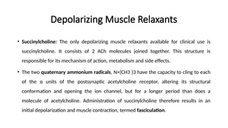 Neuromuscular Blocking Agents | Blocking | PPT