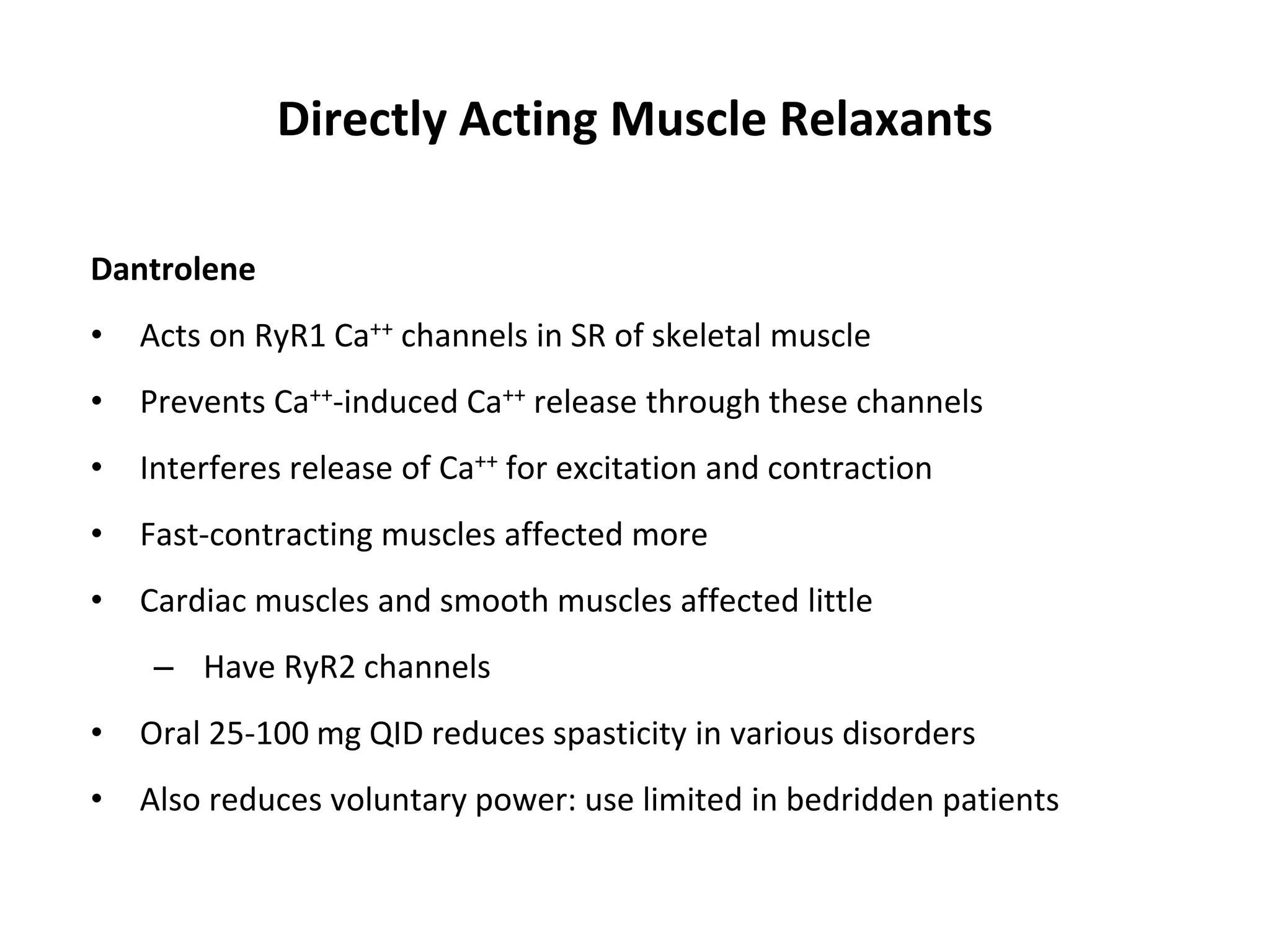 Neuromuscular Blocking Agents and Skeletal Muscle Relaxants (Peripheral ...