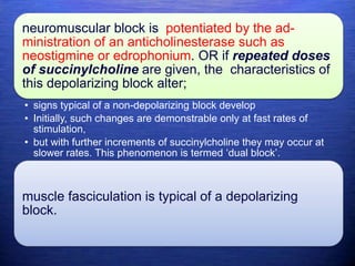 Succinylcholine Phase 1 And 2 Block