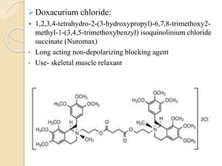 Neuromuscular blocking drugs | PPT