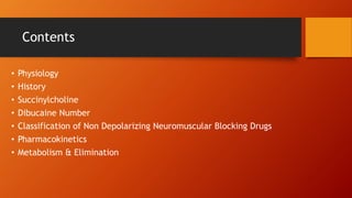 Neuromuscular blocking drugs | PPTX