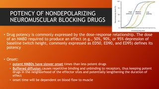 Neuromuscular blocking drugs | PPTX