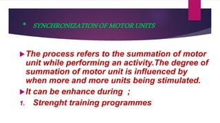Neuromuscular coordinatioN , | PPTX